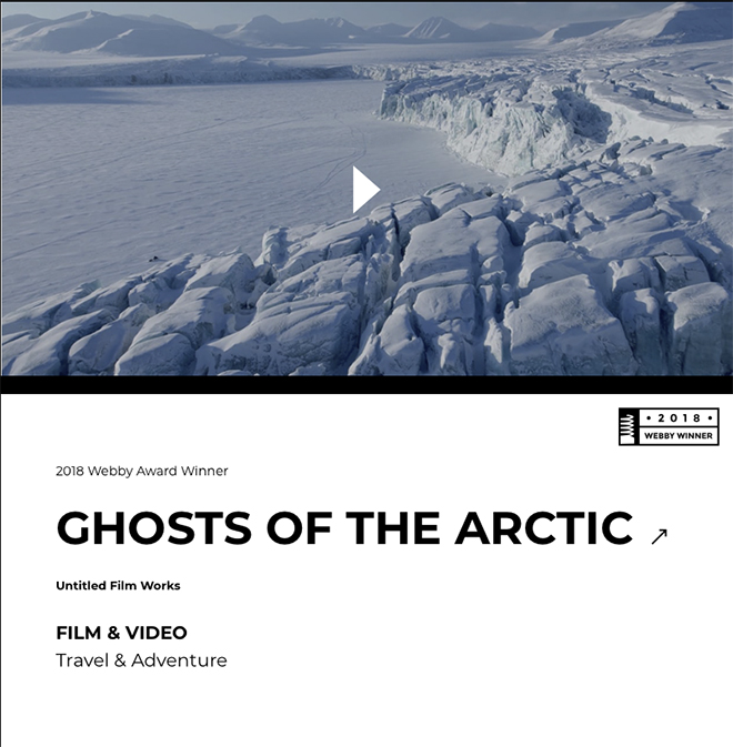 Ghosts of the Arctic Wins 2018 Webby Award – www.WILDNATUREPHOTOTRAVEL.com
